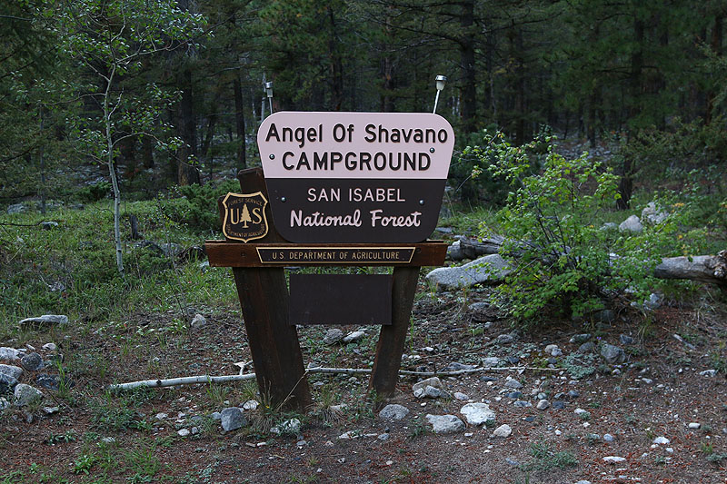 CO - Pike and San Isabel National Forest - Angel of Shavano Campground ...