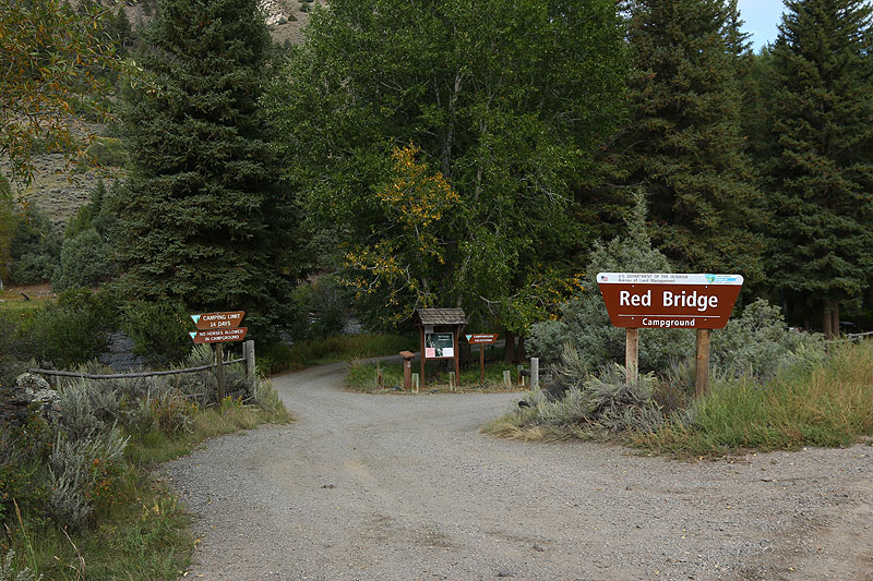 CO - BLM Red Bridge Campground am Lake Fork Gunnison River - WoMo und ...